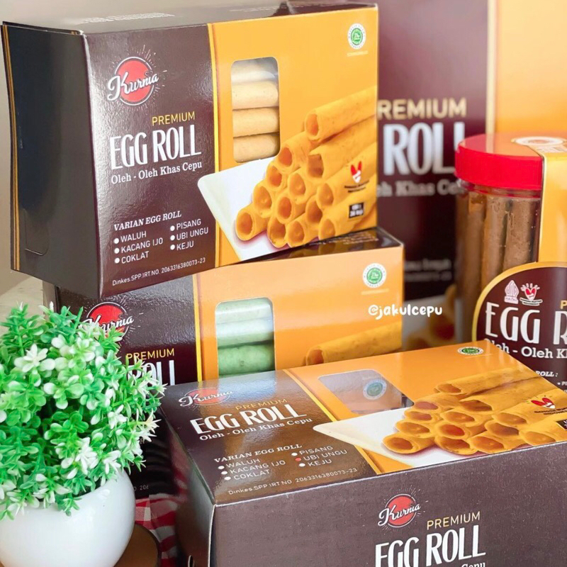 Jual Egg Roll Premium Kurnia Berbagai Varian Makanan Ringan Khas Cepu ...