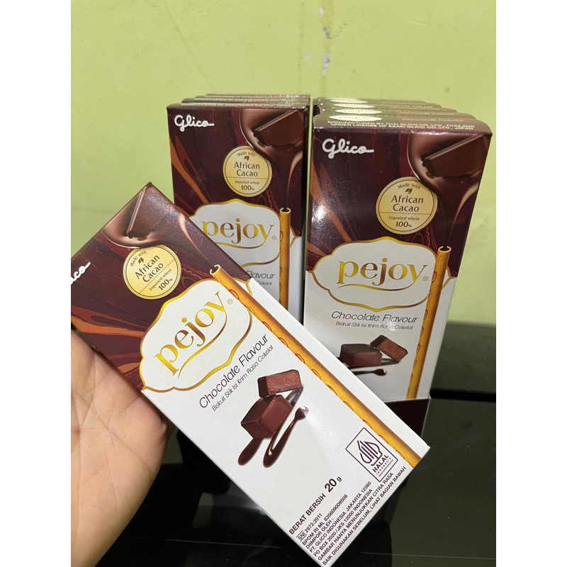 Jual Glico Pejoy Coklat Perpak isi 20gr x 10 Pcs | Shopee Indonesia