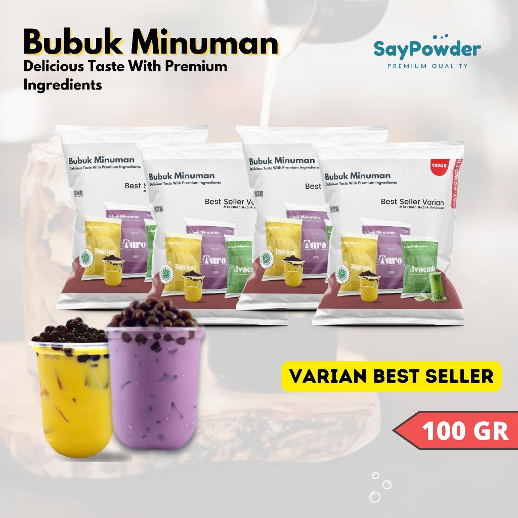 Jual BUBUK MINUMAN RASA PREMIUM 100 GRAM SERBUK MINUMAN KEKINIAN ES ...