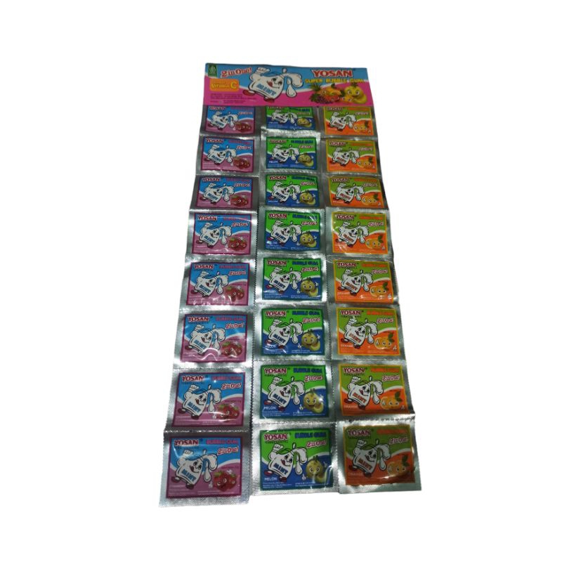 Jual Yosan Permen Karet 1 Renceng isi 24 | Shopee Indonesia