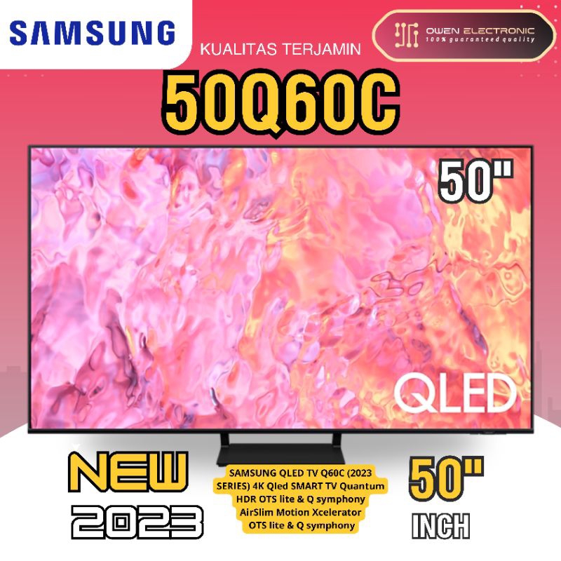 Jual SAMSUNG QLED 50Q60C/QA50Q60C 4K QLED SMART 2023 TV 50 NCH | Shopee ...