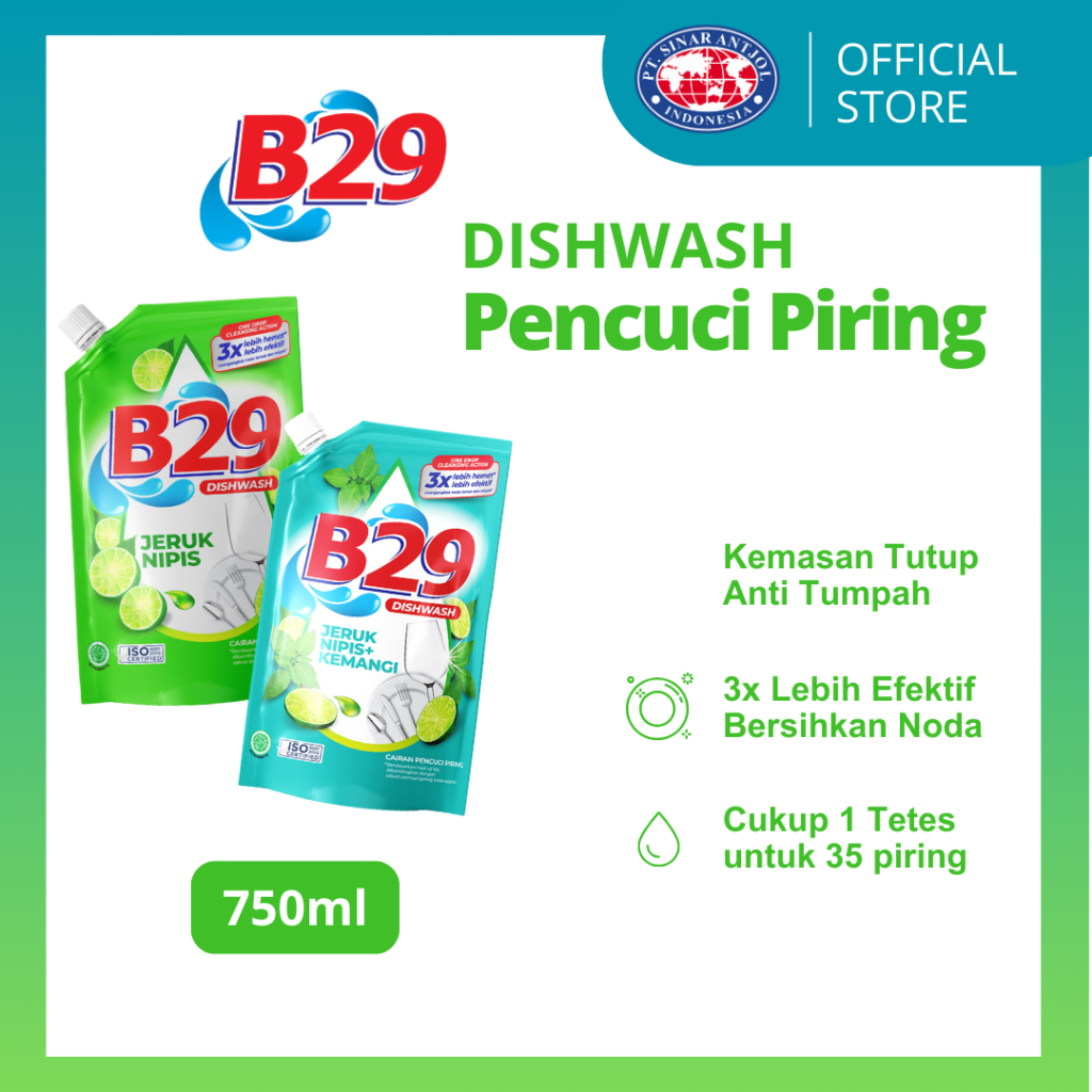 Jual Promo B29 Dishwash 750ml - Sabun Pencuci Piring | Shopee Indonesia