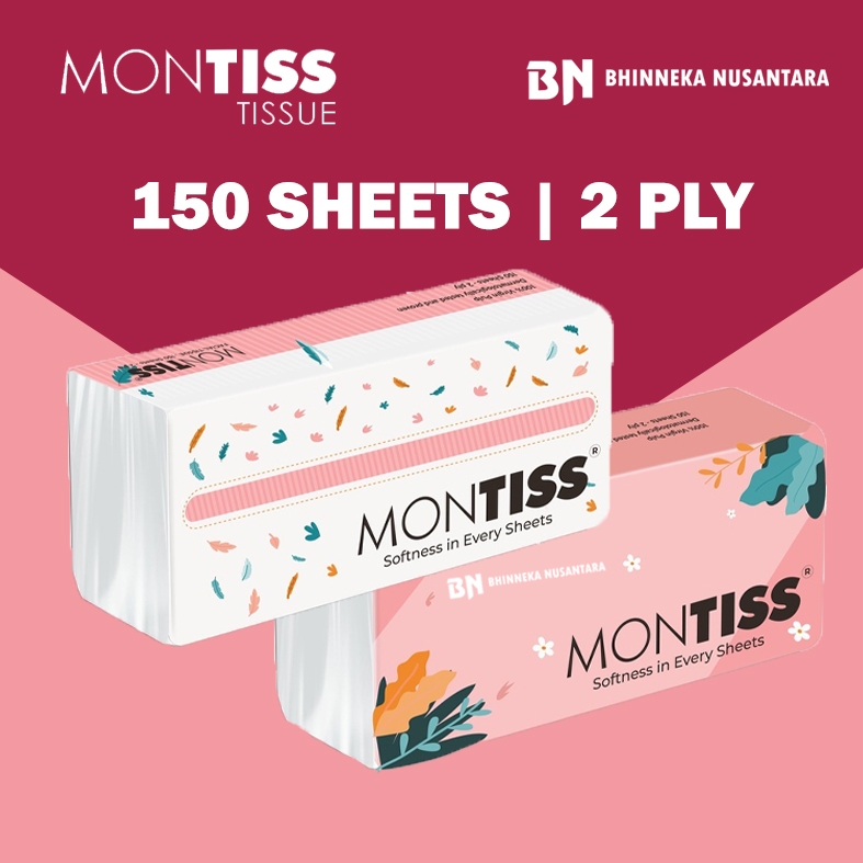 Jual Montiss Facial Tissue 150 Sheets | Shopee Indonesia