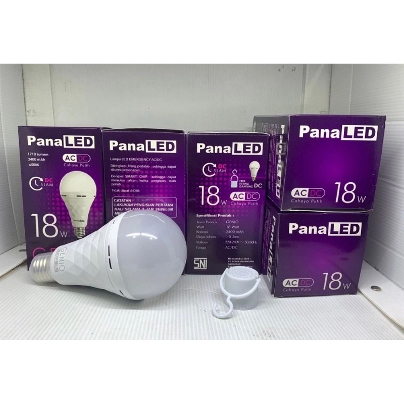 Jual New Panaled Genio Lampu LED Emergency AC DC Berkualitas SNI ...