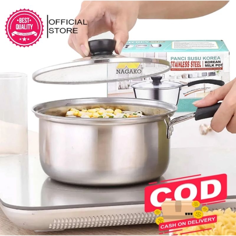 Jual PANCI SUSU STAINLESS STEEL NAGAKO + TUTUP KACA | PANCI SUSU ...