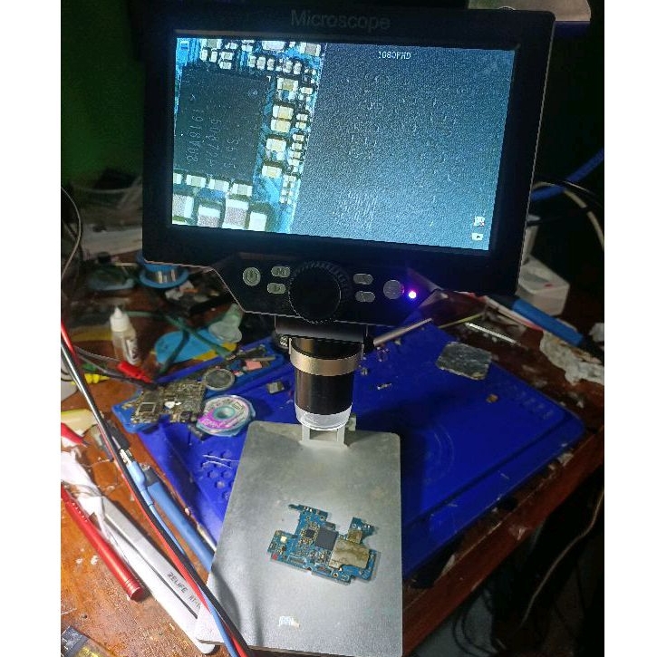 Jual Mikroskop digital layar 7 inch 12Mp original bekas | Shopee Indonesia