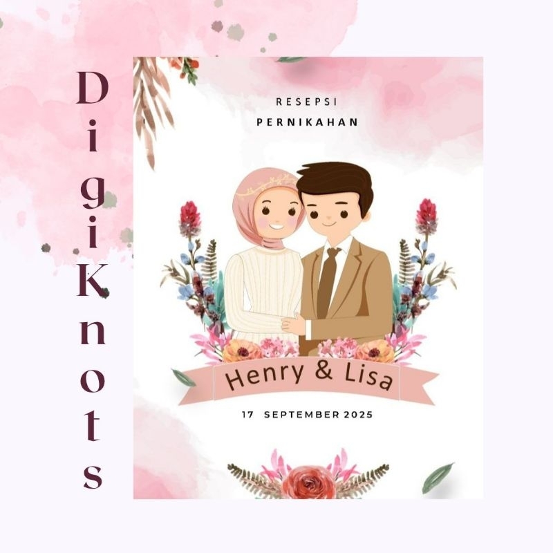 Jual [UNDANGAN VIDEO] DK001- BASIC | PENGERJAAN CEPAT (VIDEO HANYA CONTOH) | Shopee Indonesia