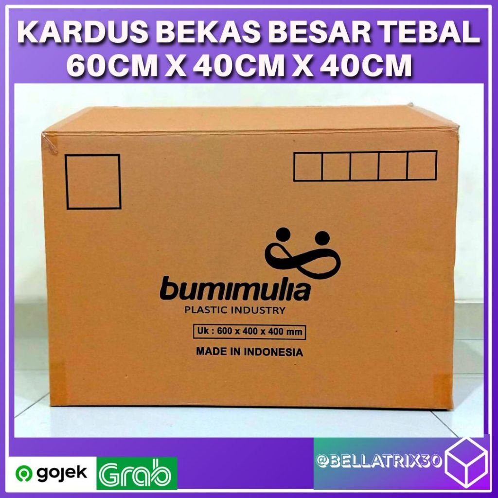 Jual Kardus Bekas Besar Dus Packing Pindahan Jumbo Ukuran 60cm | Shopee ...