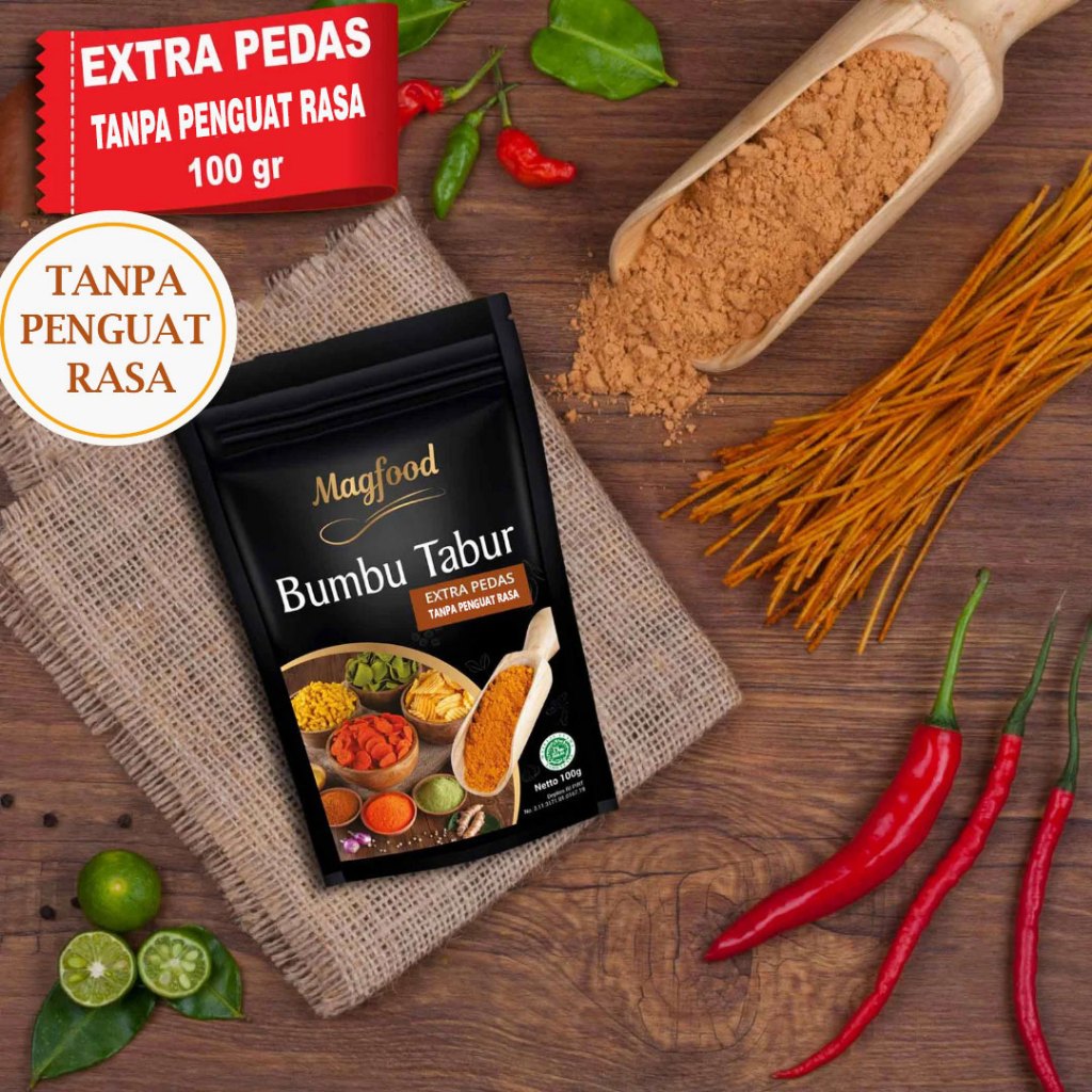 Jual Magfood Bumbu Tabur Tanpa Penguat Rasa Kemasan 100 gram | Shopee ...