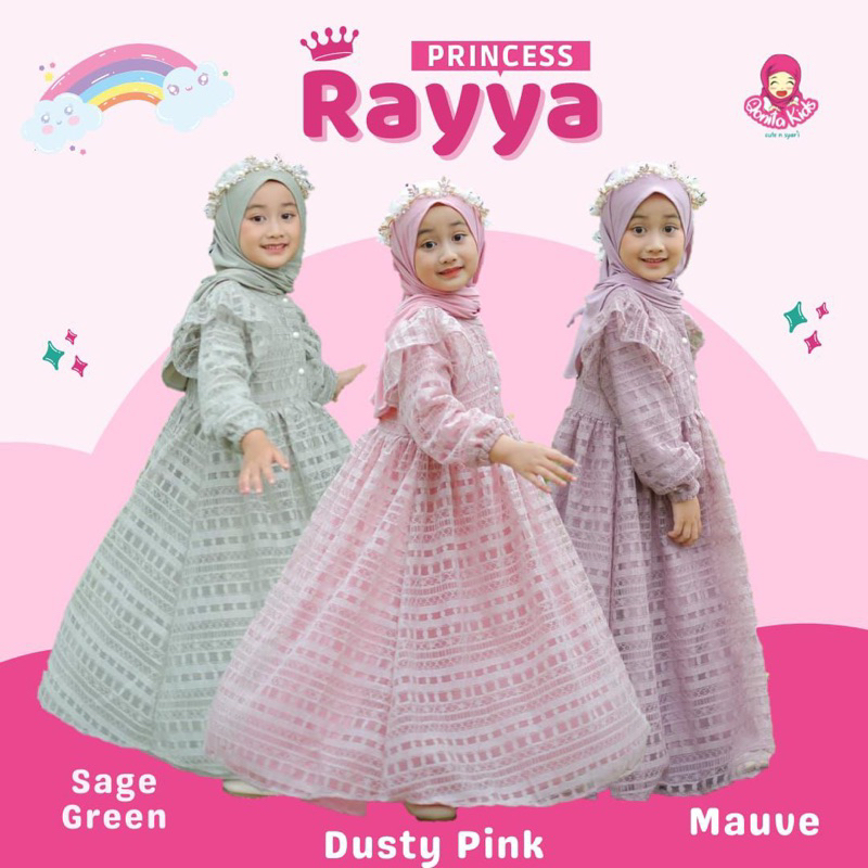 Jual PRINCESS RAYYA SERIES DRESS + HIJAB | Shopee Indonesia