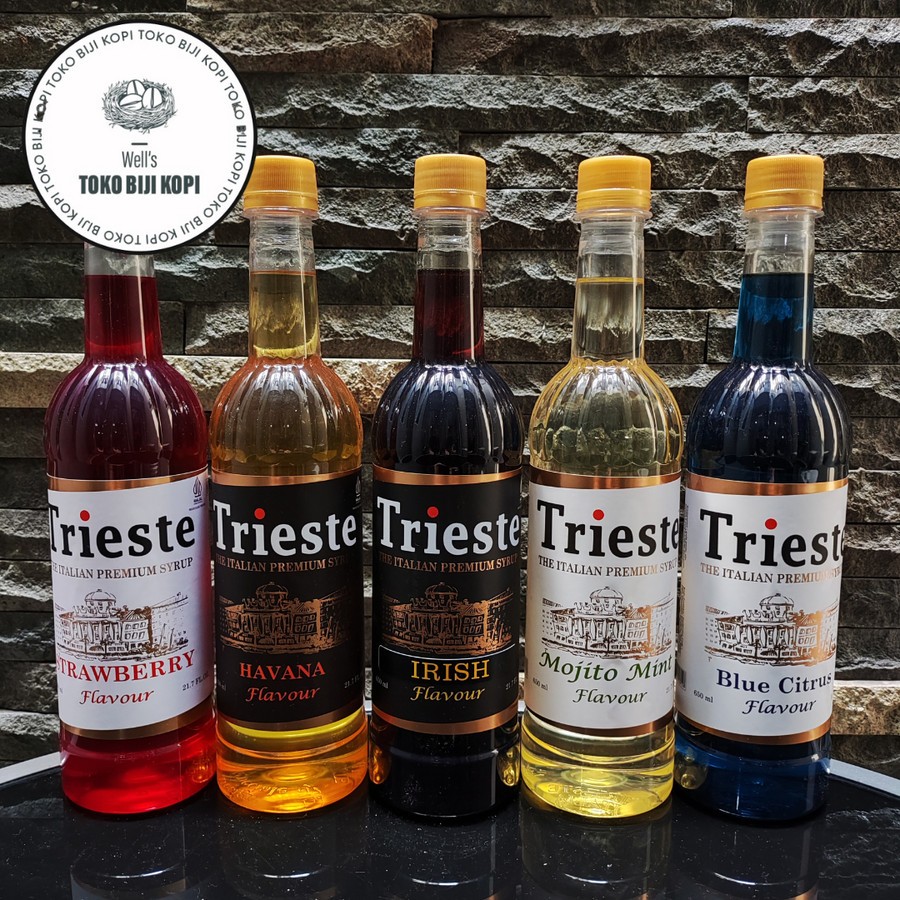 Jual Trieste Syrup Flavoured Sirup Rasa - 650 ml | Shopee Indonesia