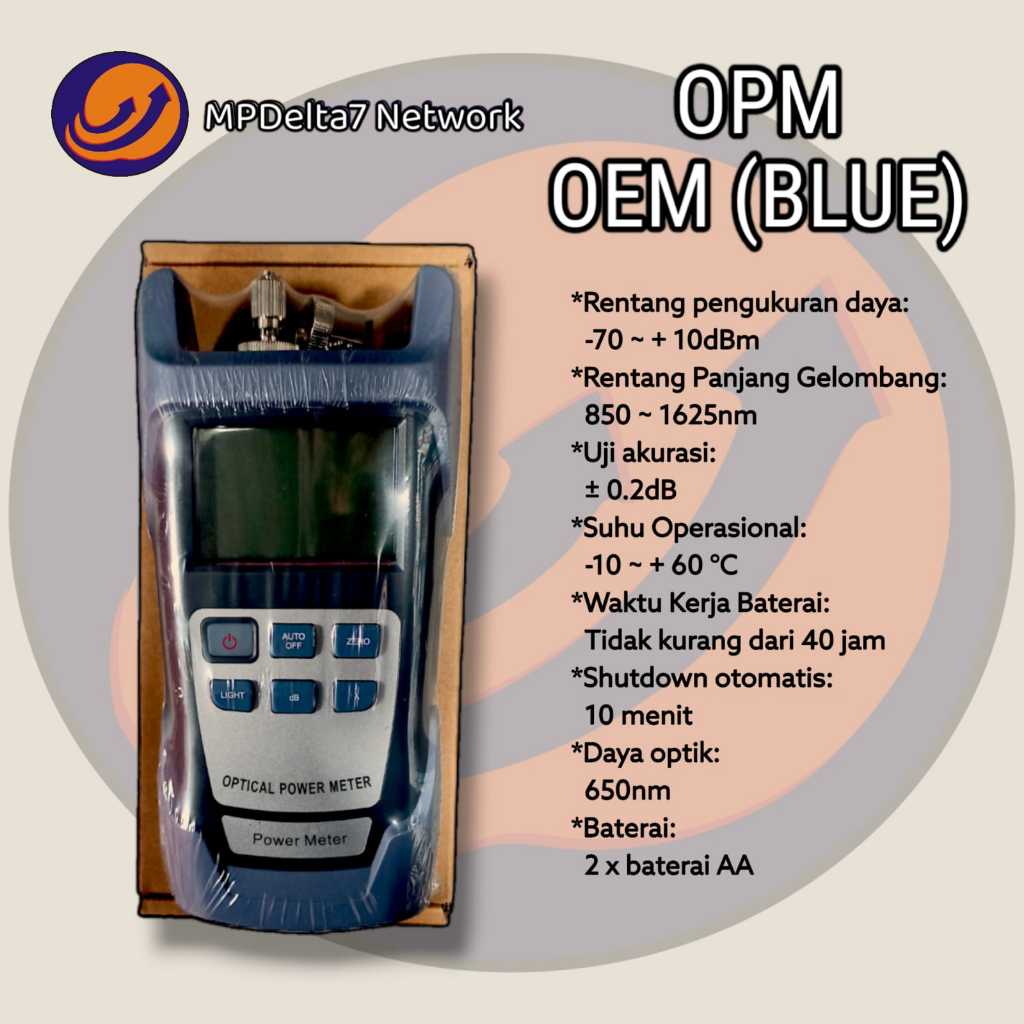 Jual Optical Power Meter OPM ( Biru ) | Shopee Indonesia