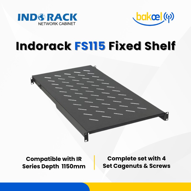 Jual Indorack FS115 Rack Server - Fixed Shelf 19inch | Shopee Indonesia