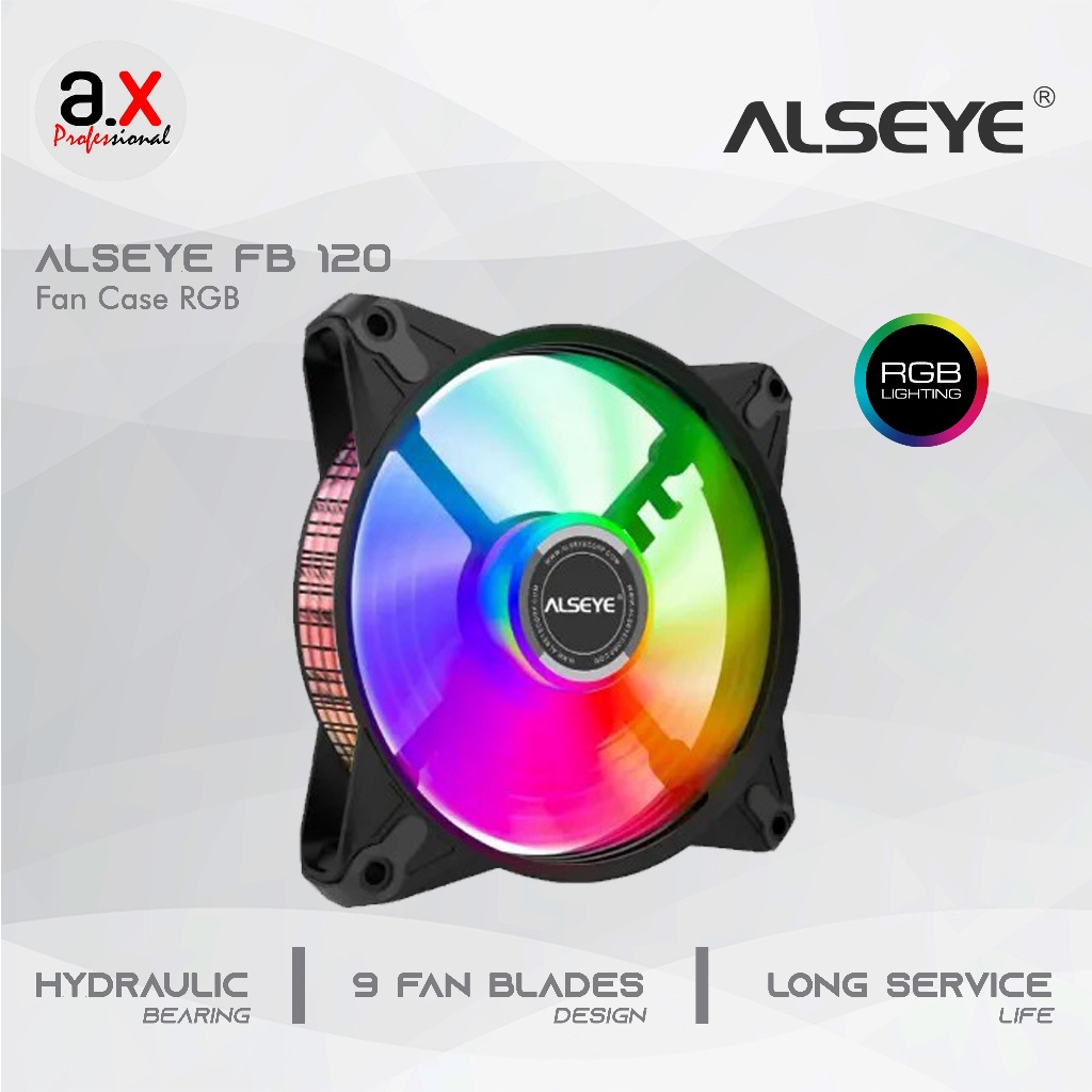 Jual Fan Casing RGB 12cm Low Noise ALSEYE FB 120 | Shopee Indonesia