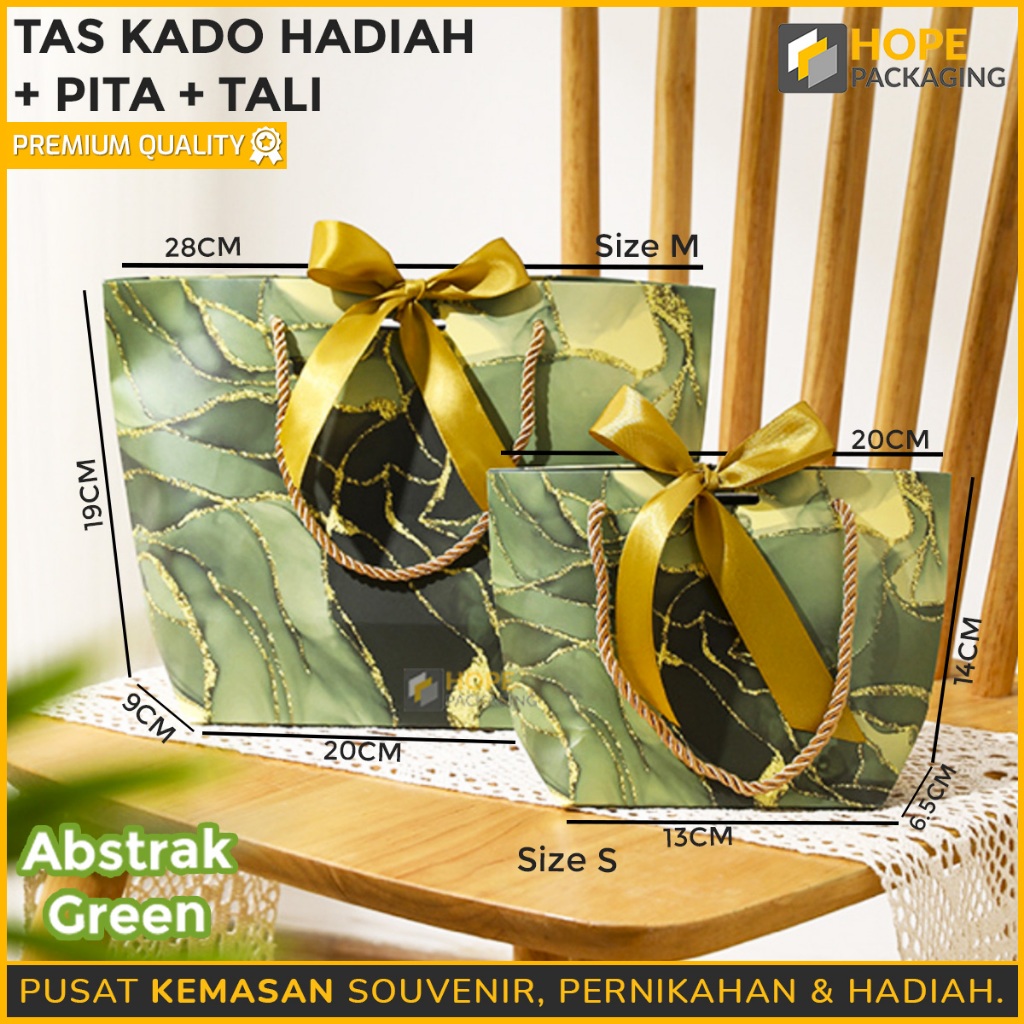 Jual Tas Hadiah / Tas Kado / Paperbag Ulang Tahun / Tas Kado + Pita ...