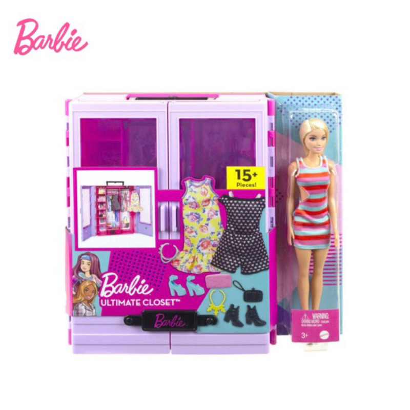 Jual Barbie Fashionista Ultimate Closet with doll and aksesoris ...