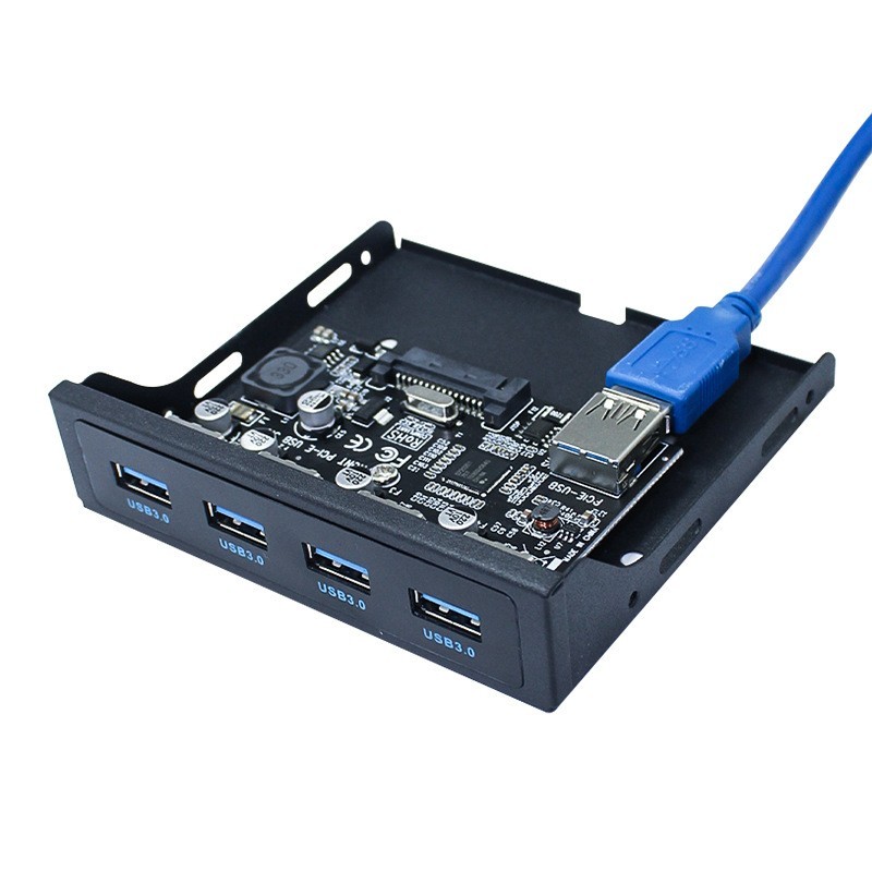 Jual USB Front Panel Pcie 4 Port USB3.0 High Speed 3.5 inch | Shopee ...