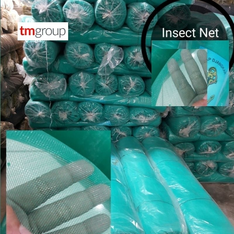 Jual TIRAI JARING KASA HIJAU INSECT NET SUPER A JANGKAR LEBAR 1 METER ...