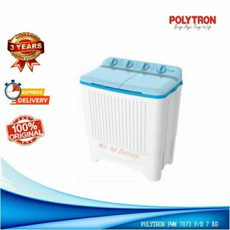 Jual MESIN CUCI POLYTRON PWM 7073 7KG 2TABUNG (KHUSUS BOGOR) | Shopee ...