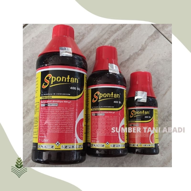 Jual SPONTAN 400 SL - INSECTISIDA - ISI 250 ML - PT AGRICON | Shopee ...