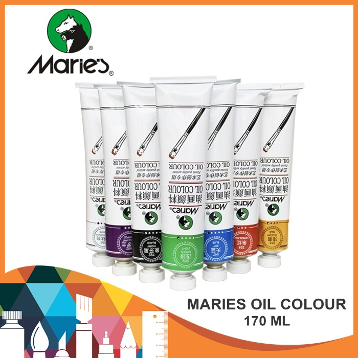 Jual MARIES OIL COLORS PAINT 170ML / MARIES OIL 170ML / CAT MINYAK ...