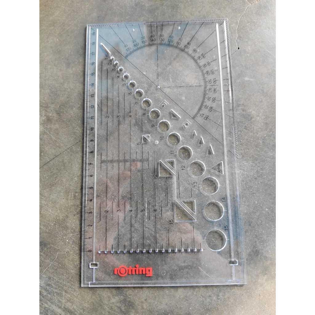 Jual penggaris rotring tutup college set | Shopee Indonesia