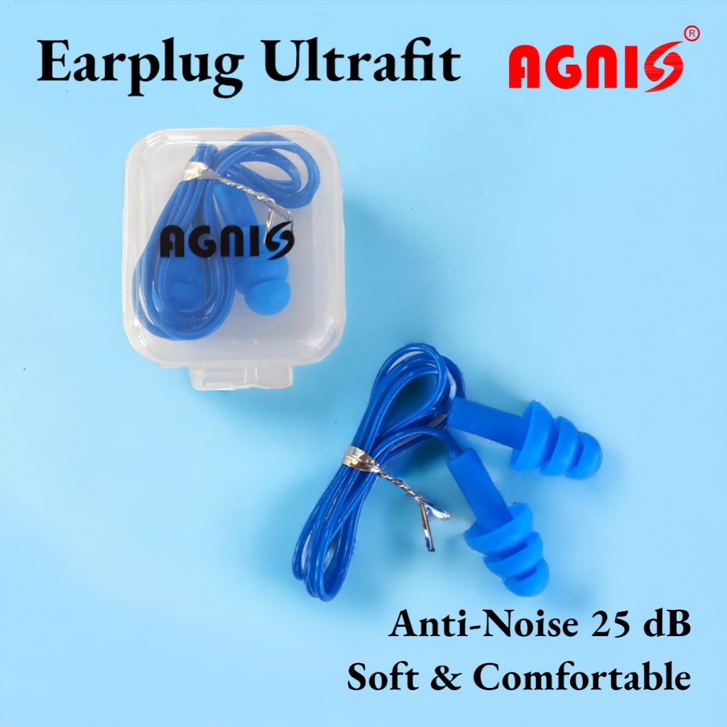 Jual Earplug Ultrafit Corded Dengan Kotak Cashing Penutup Safety ...