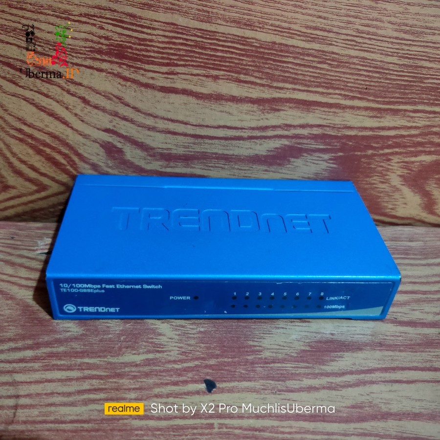 Jual Switch hub TRENDNET TE100-S88E PLUS 8 Port METAL Fast Ethernet ...