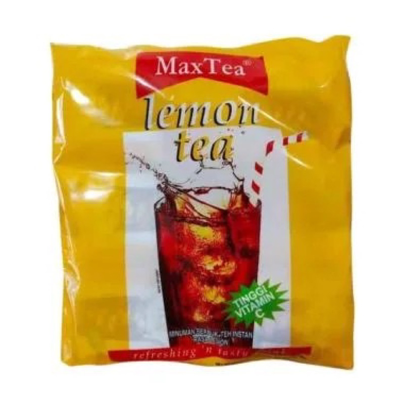 Jual (BAG) MAX TEA LEMON TEA (25 GRAM X 30 SACHET) / MAXTEA | Shopee ...