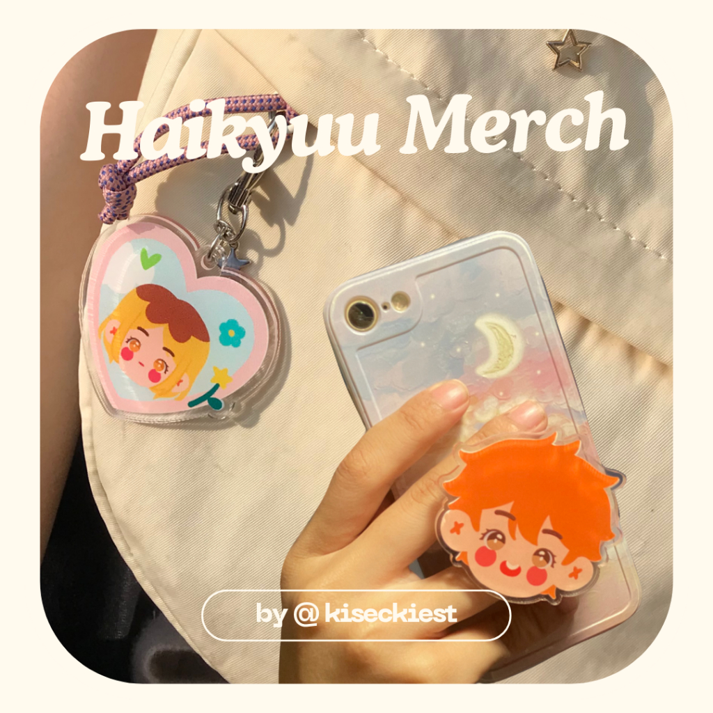 Jual [PRE-ORDER] Haikyuu Merch Keyring Keychain Popsocket Phonestrap ...