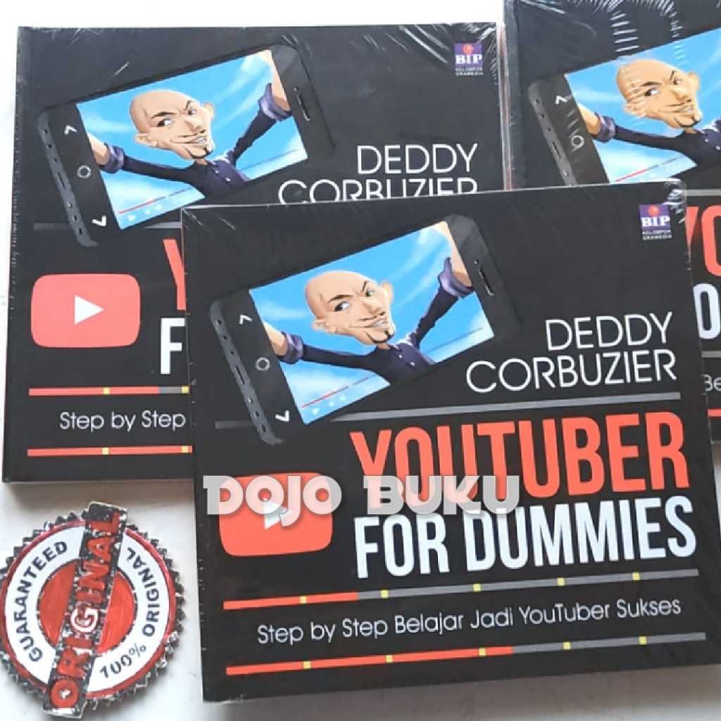 Jual Buku Youtube For Dumm by Deddy Corbuzier Step by Step Belajar jadi ...