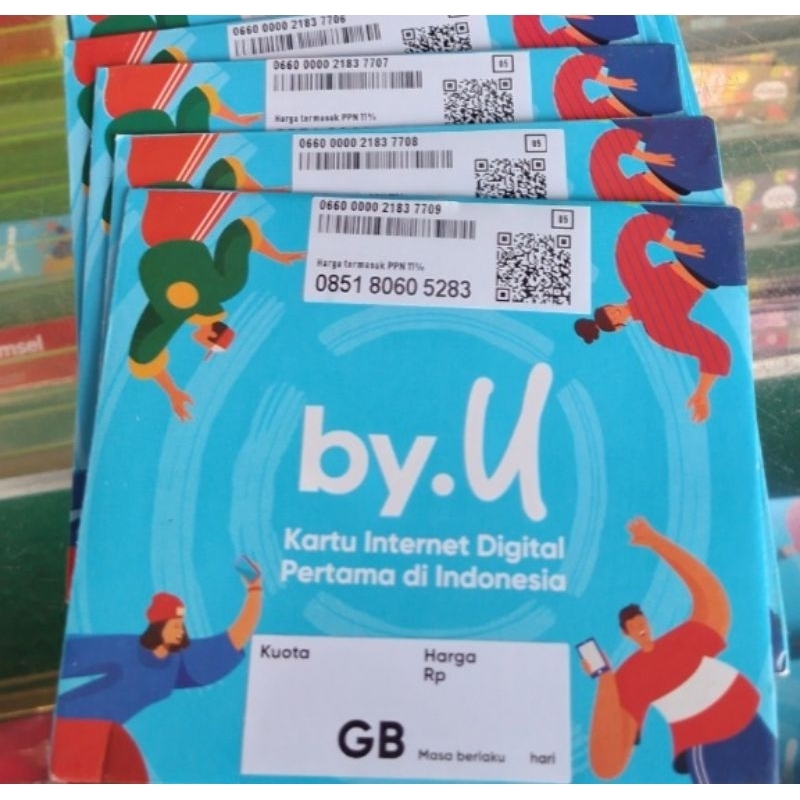 Jual Kartu Perdana ByU 7 GB | Shopee Indonesia