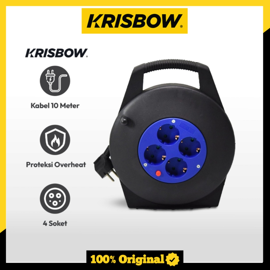 Jual Krisbow Kabel Roll 10 Mtr | Shopee Indonesia