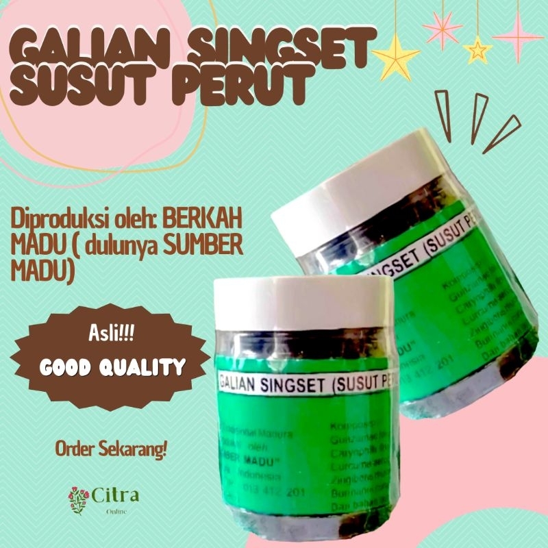 Jual JAMU RAMUAN MADURA SUSUT PERUT GALIAN SINGSET JUMBO JAMU ...