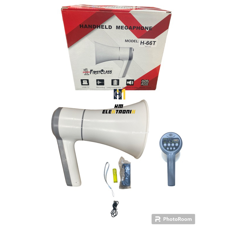 Jual Megaphone First Class H 66T Battery Charge Bluetooth toa demo ...
