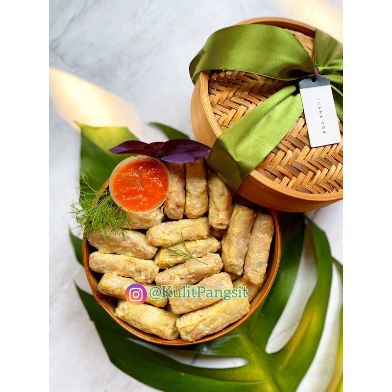 Jual Dimsum Ayam Bungkus Kulit Tahu Mini Kani Roll Hekeng Ngohiong ...