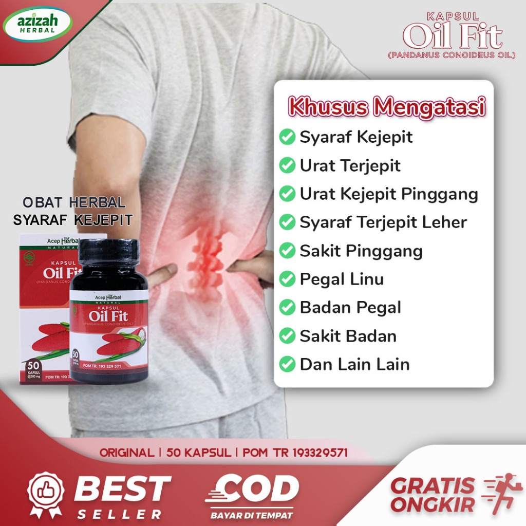 Jual Obat Saraf Kejepit Saraf Terjepit Leher Pinggang Encok Urat ...