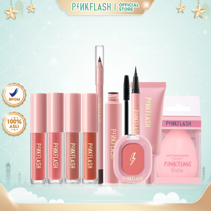 Jual [ISI 7] PINKFLASH PAKET MAKE UP SET | Shopee Indonesia
