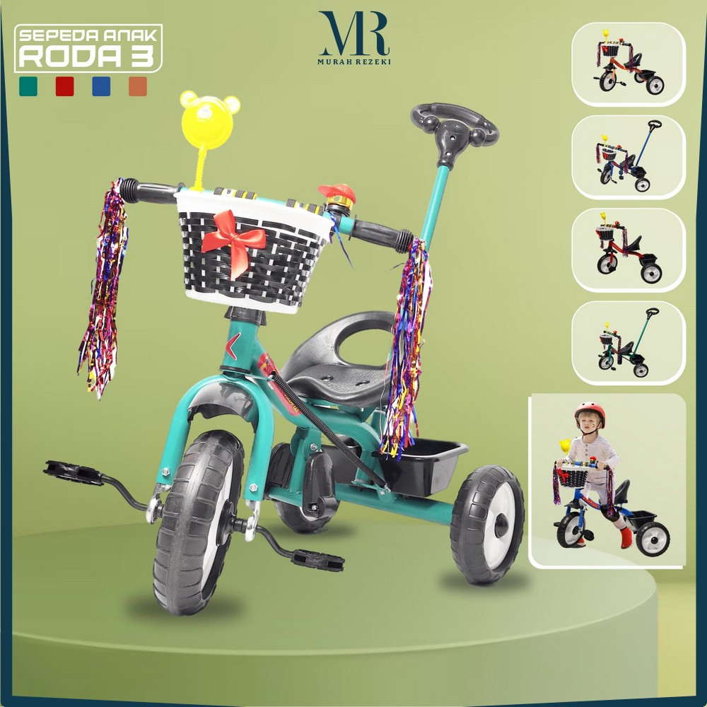 Jual Tricycle Sepeda Keseimbangan Anak dengan Keranjang / Mainan Sepeda Anak Roda 3 / Balance ...