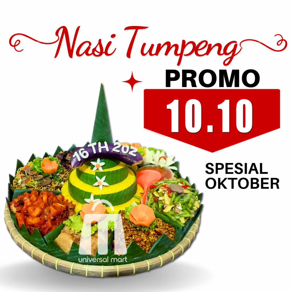 Jual NASI TUMPENG KUNING KHAS DAERAH NASI KUNING PORSI 10 MENU AYAM | Shopee Indonesia