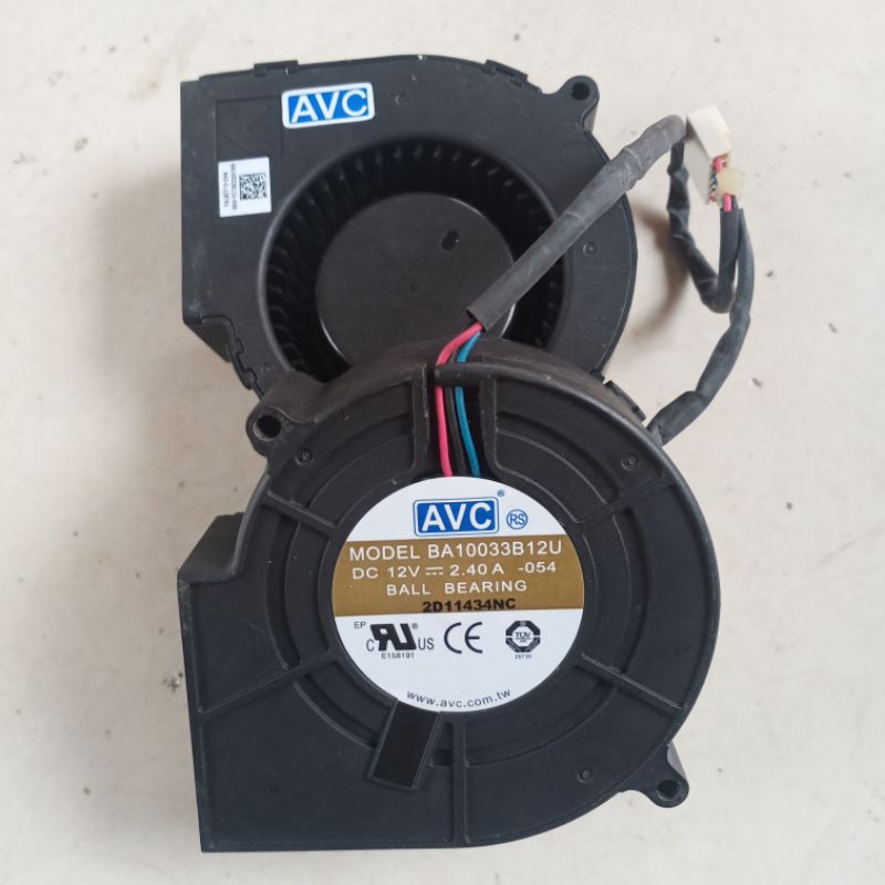 Jual kipas fan keong AVC BA10033B12U /12volt 2,40amper high speed ...