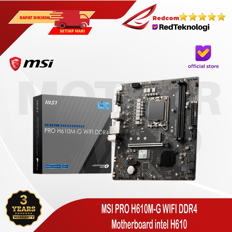 Jual MSI PRO H610M-G WIFI DDR4 Motherboard intel H610-PRO H610M-G WIFI ...