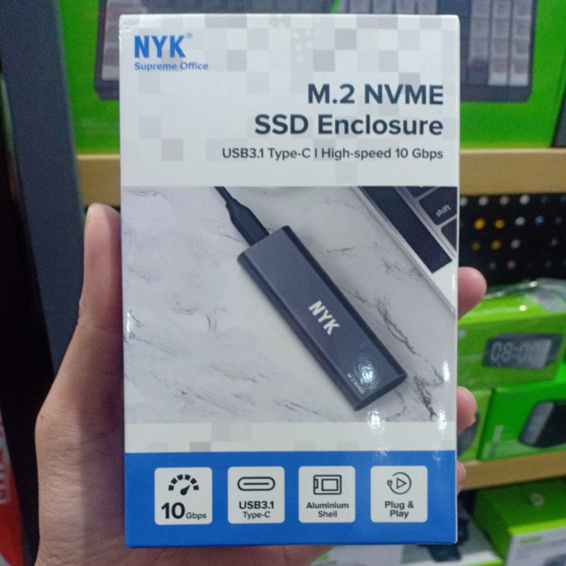 Jual NYK casing hardisk M2 nvme SSD enclosure HDD | Shopee Indonesia