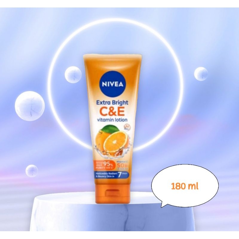 Jual Nivea Extra Bright Vitamin Lotion C & E 180 ml | Shopee Indonesia