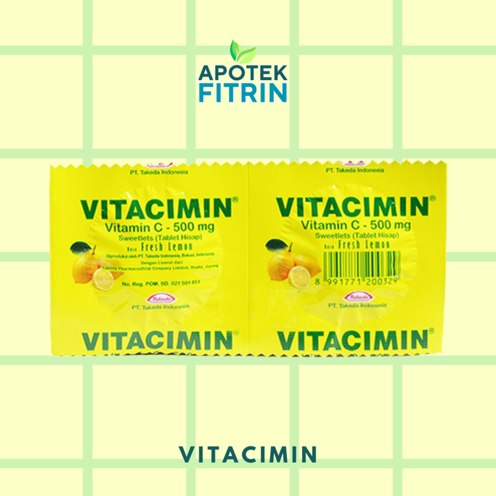 Jual VITACIMIN LEMON 500 MG STRIP 2 TABLET | Shopee Indonesia