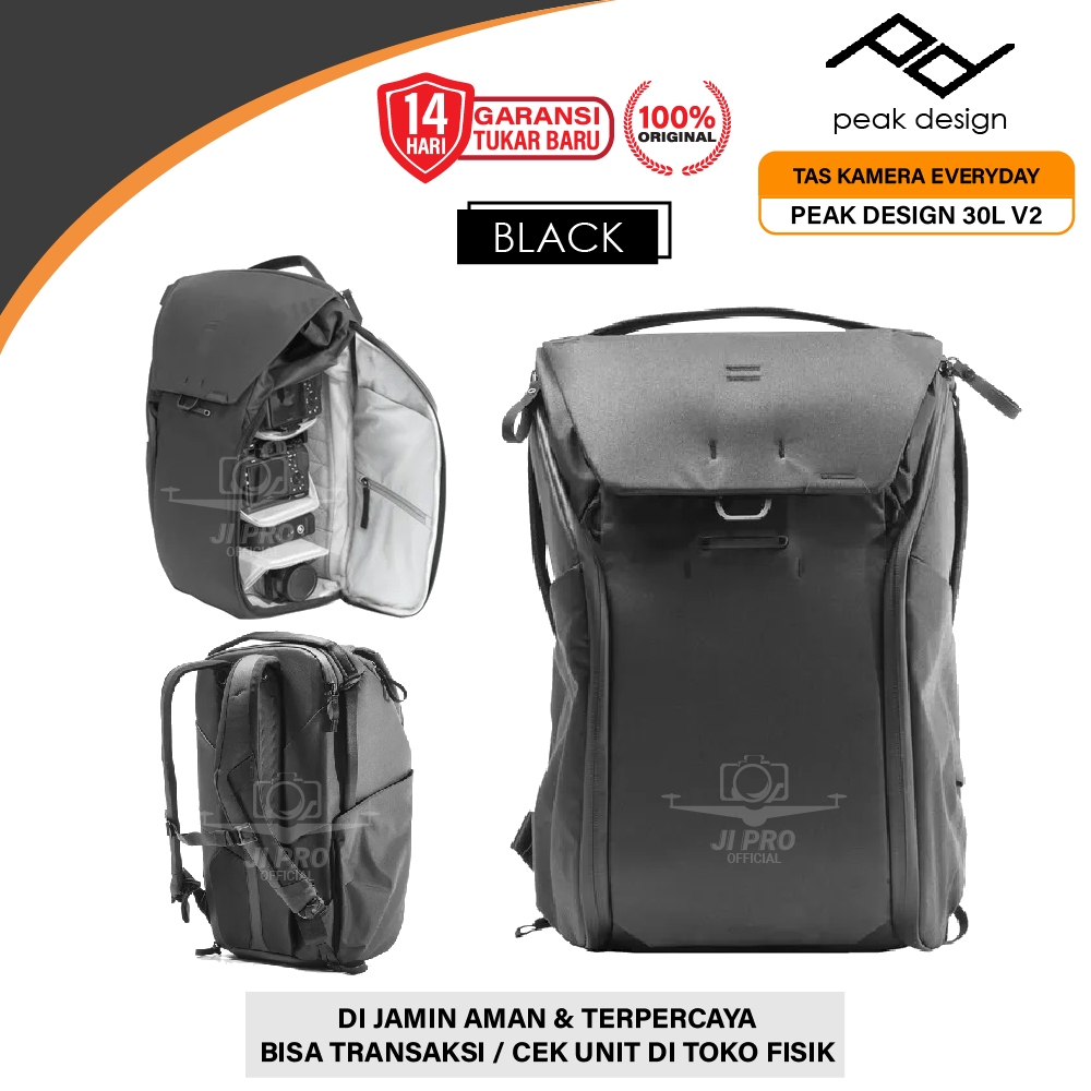 Jual Peak Design Everyday Backpack 30L v2 Tas Camera Original | Shopee ...