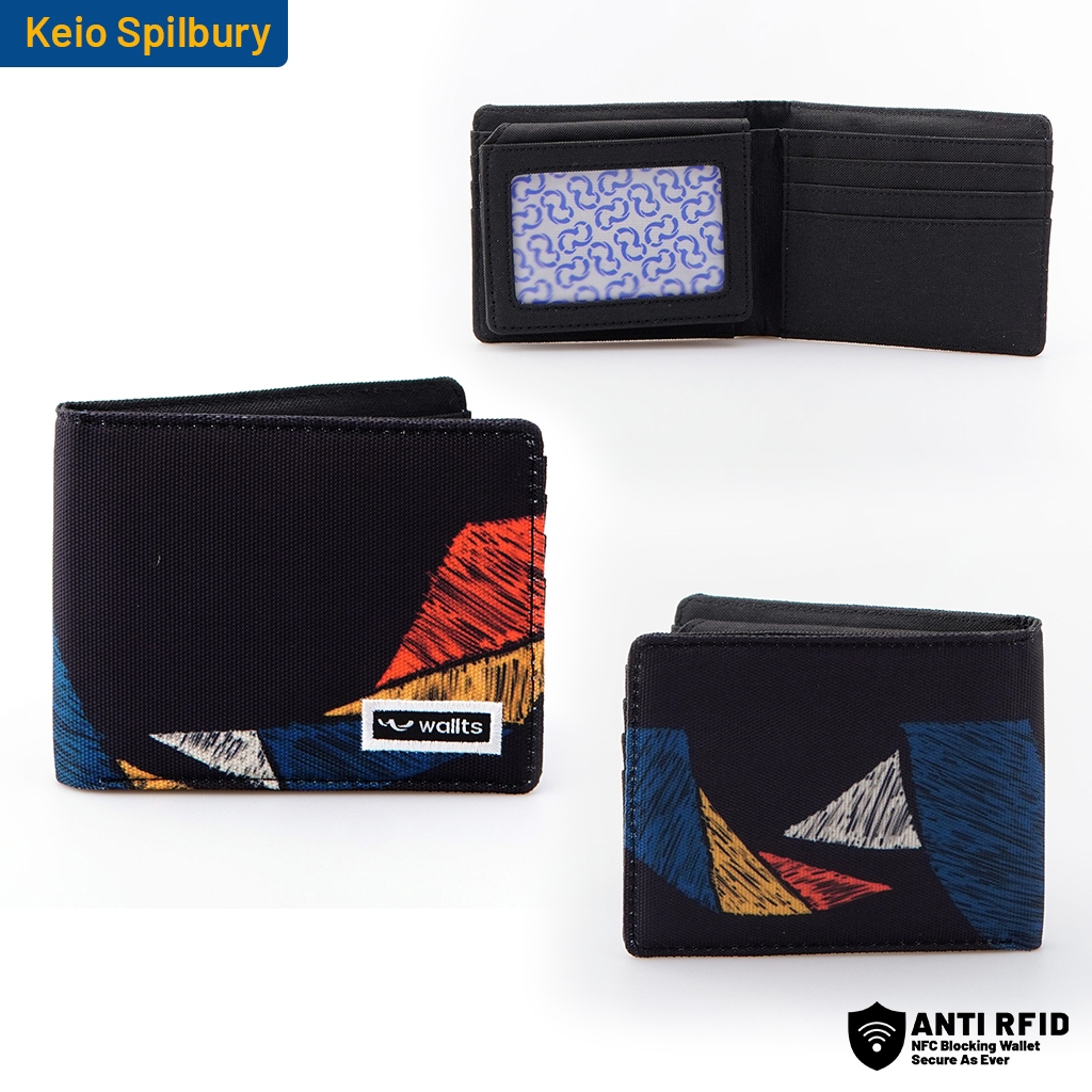 Jual Wallts Dompet Lipat Kanvas Pria Anti Air - Keio Motif | Shopee Indonesia