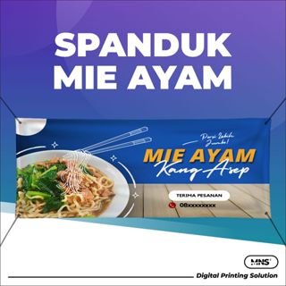 Jual Spanduk Banner MIE AYAM Spanduk MIE AYAM Spanduk Custom Spanduk ...