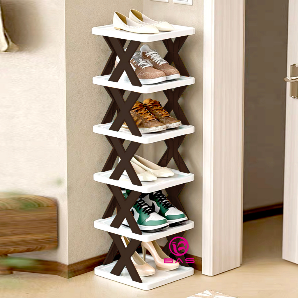 Jual BAS Rak sepatu X rak sendal tempat sepatu 6 susun | Shopee Indonesia