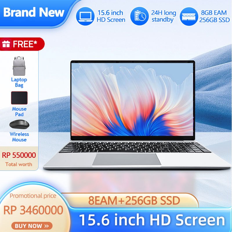 Jual 【Merek Asli】Laptop i3 RAM 8GB +256GB SSD+gift+office+win11,15,6 ...